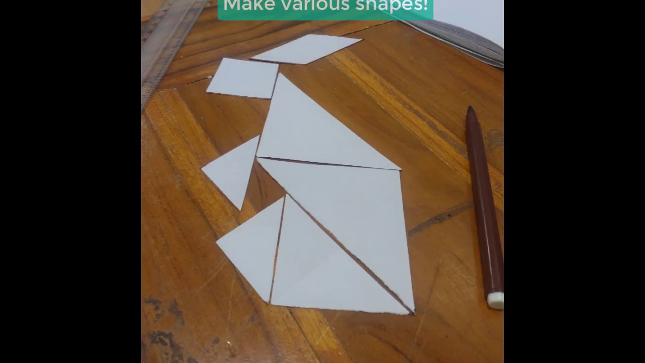 Paper Tangram In Less Than 60 Sec YouTube Paper Tangram In Less Than 60 Sec YouTube