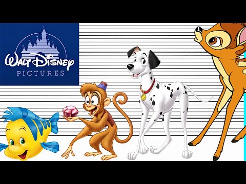 Disney Size Comparison | Biggest Character Heights Part 2 - YouTube