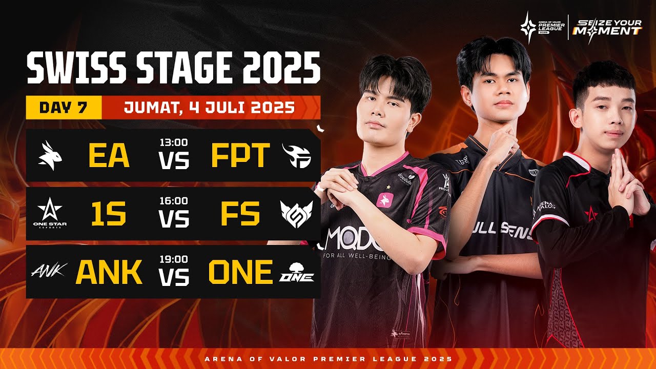 Swiss Stage APL 2025 Day 7 | Round 2-1 | Garena AOV Indonesia - YouTube