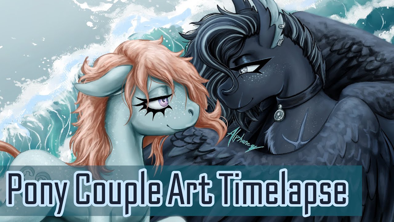 pony couple krita #mlp #design #art #speedpaint #timelapse #pony # ...
