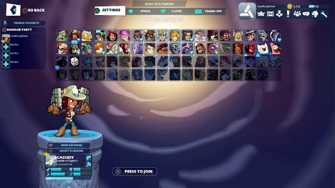 Brawlhalla playing Footy As Rayman - YouTube