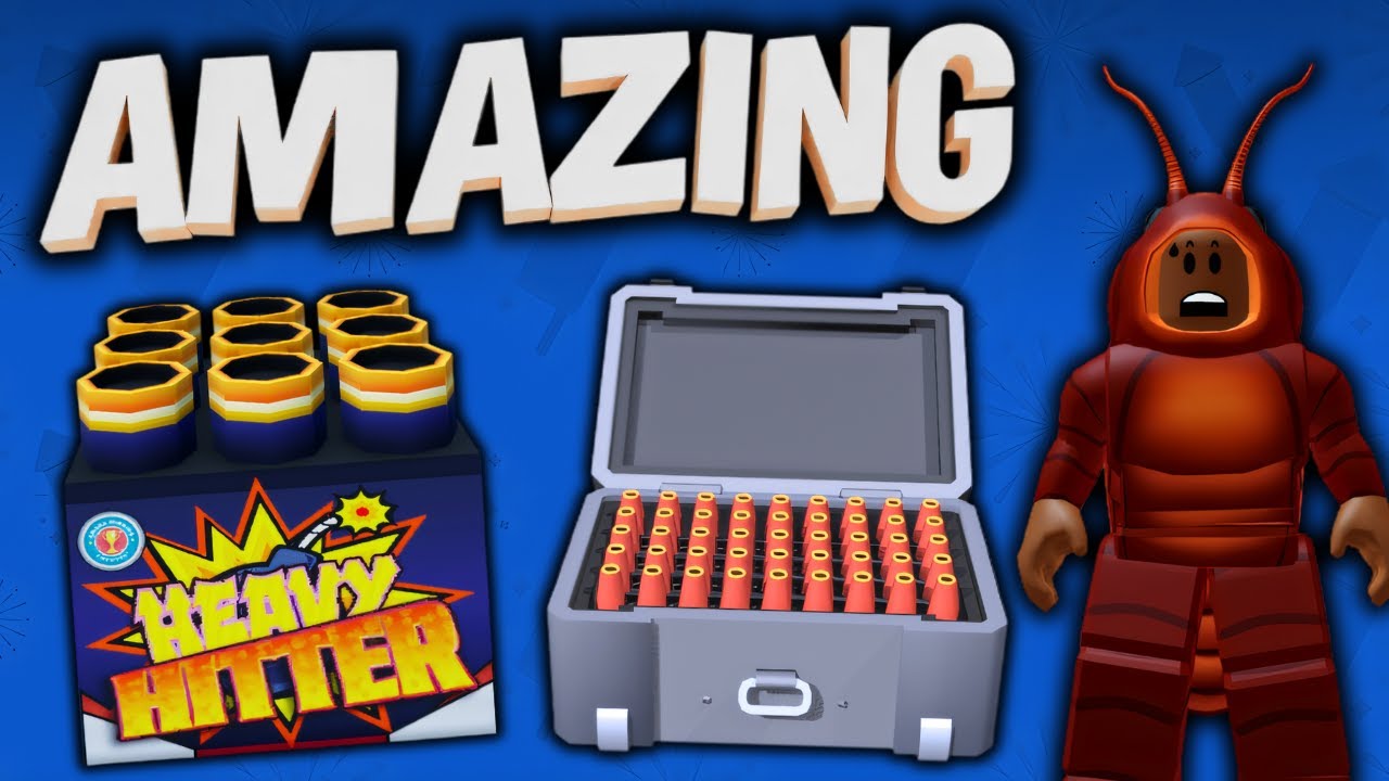 INSANE!! 200x Heavy Hitter And 390x Bullet Storm! Roblox!! (Fireworks ...