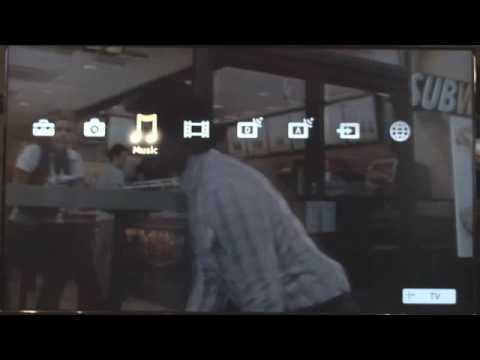 How to re-tune a Sony Bravia TV - Crossbar Menu - YouTube