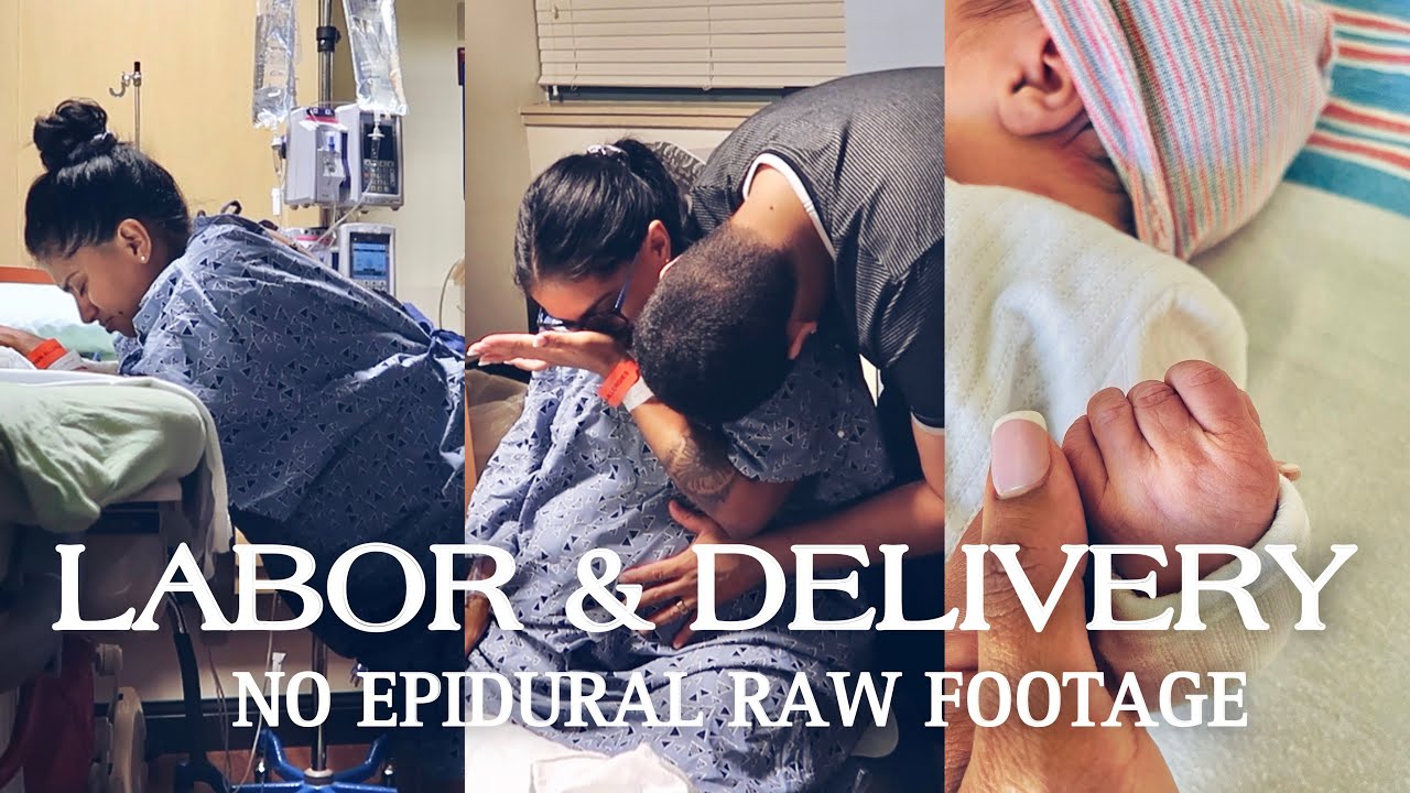 LABOR & DELIVERY *NO EPIDURAL RAW FOOTAGE! POSITIVE BIRTH | Stephanie ...