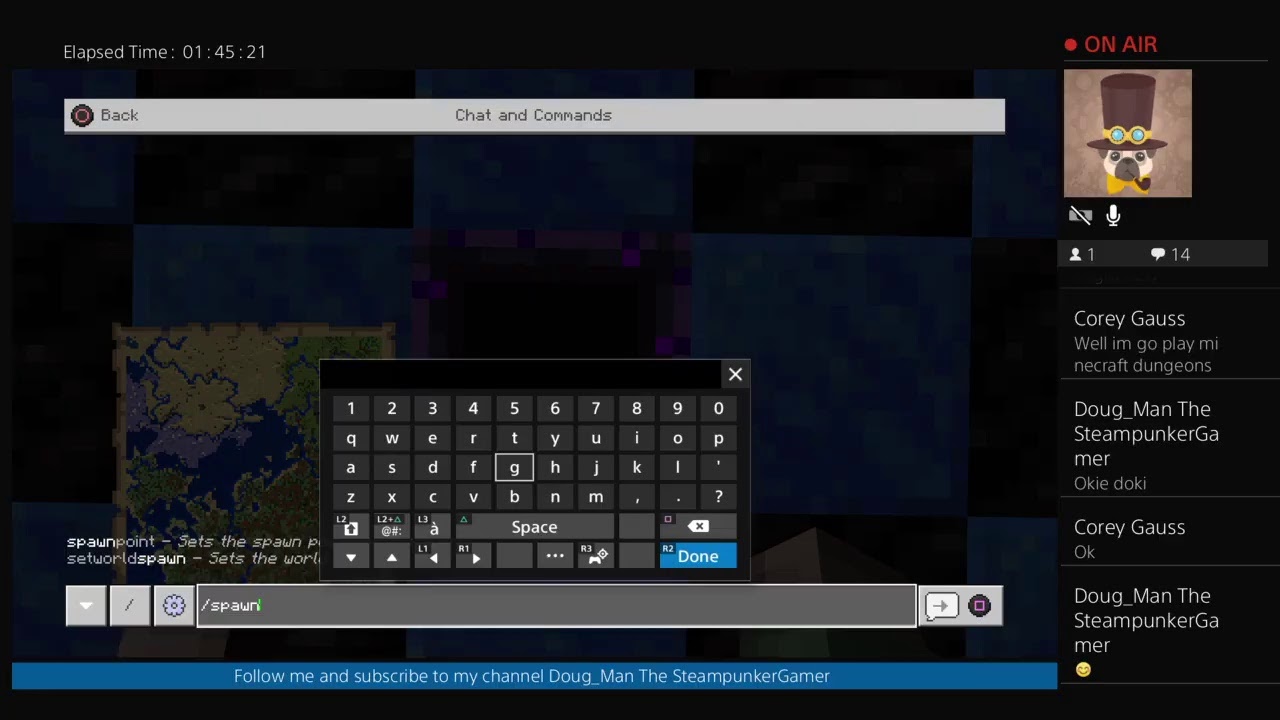 Doug_Man Plays: Minecraft live: My Doug world is back P7 - YouTube