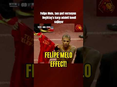 🔥Felipe Melo, tacı geri vermeyen Beşiktaş'a karşı adaleti kendi sağlıyor. #galatasaray #felipemelo