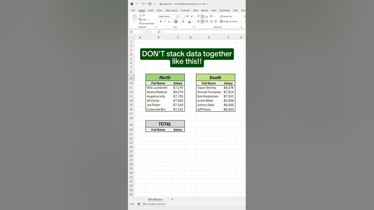If Youre Doing That In Excelstop Now😱🤯🤔🧐excel Exceltips Exceltricksexceltutorial