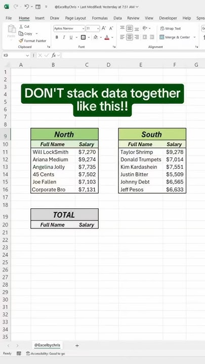 If you're doing that in Excel.STOP NOW😱🤯🤔🧐#excel #exceltips #exceltricks#exceltutorial # ...