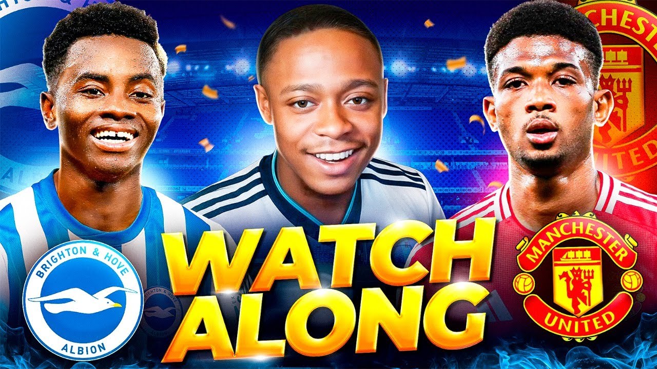 Brighton 2-1 Manchester United Live Watch along @deludedgooner - YouTube