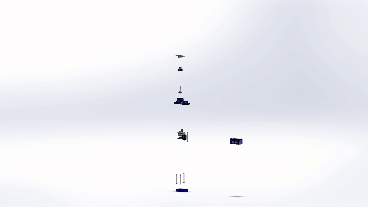 SERVO MOTOR | Exploded view + Motion studies + Rotation of the assembly ...