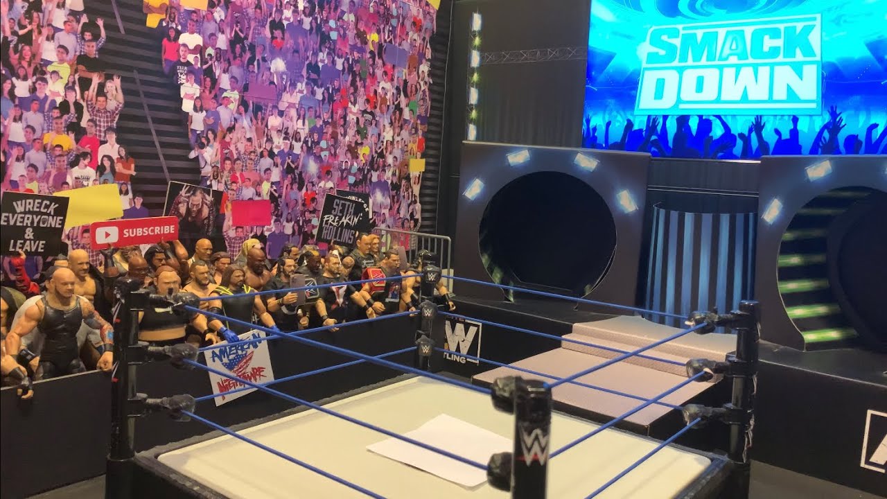 HUGE WWE/AEW ACTION FIGURE ARENA!!! - YouTube