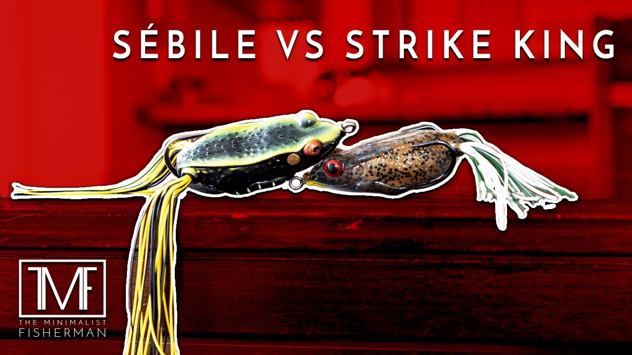 Sebile Pivot Frog vs. Strike King KVD Sexy Frog - YouTube