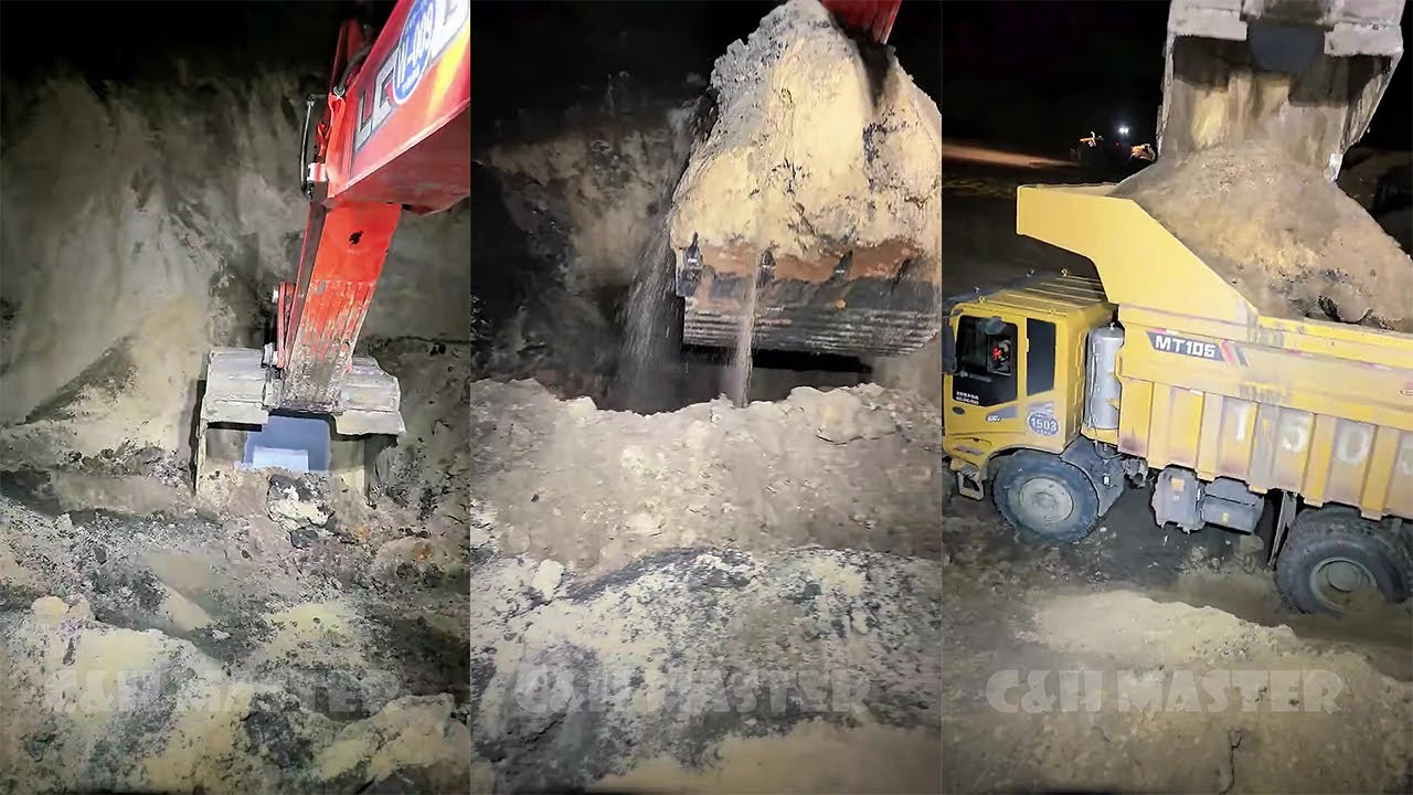 The Process Of Mining And Transporting Rare Earth Ores P293 #excavator ...