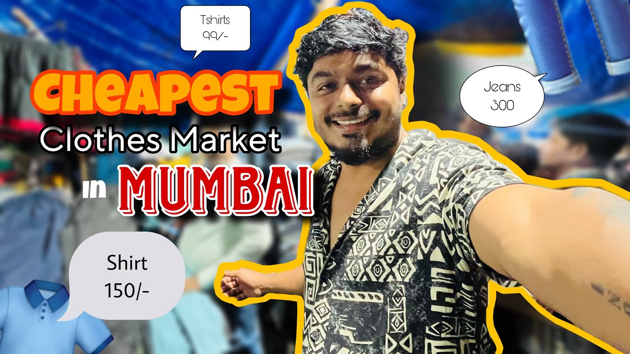 Cheapest clothes market in Mumbai | Best trendy clothes market in ...