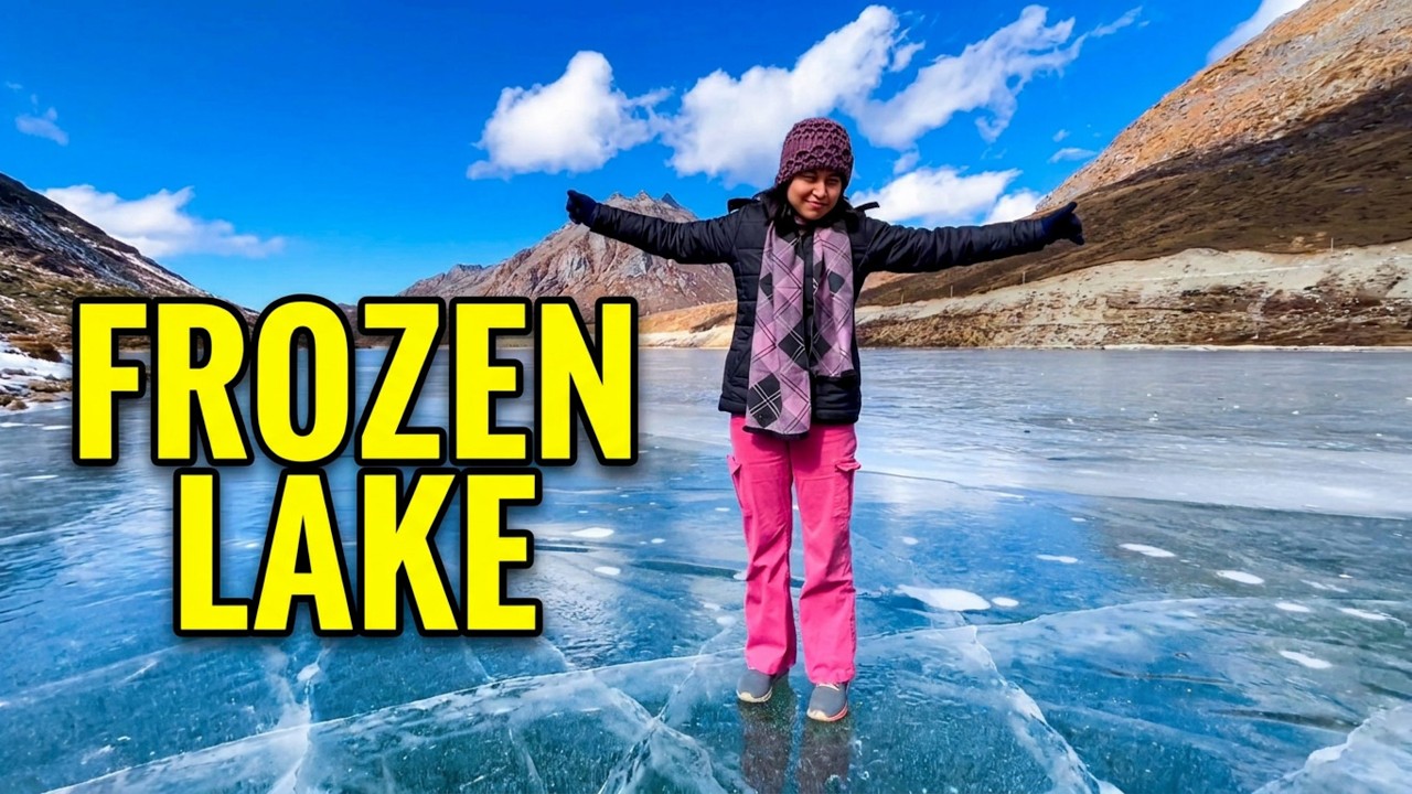 Frozen Lake at Sela Pass – My journey to Sela Pass - Part one #snowland ...