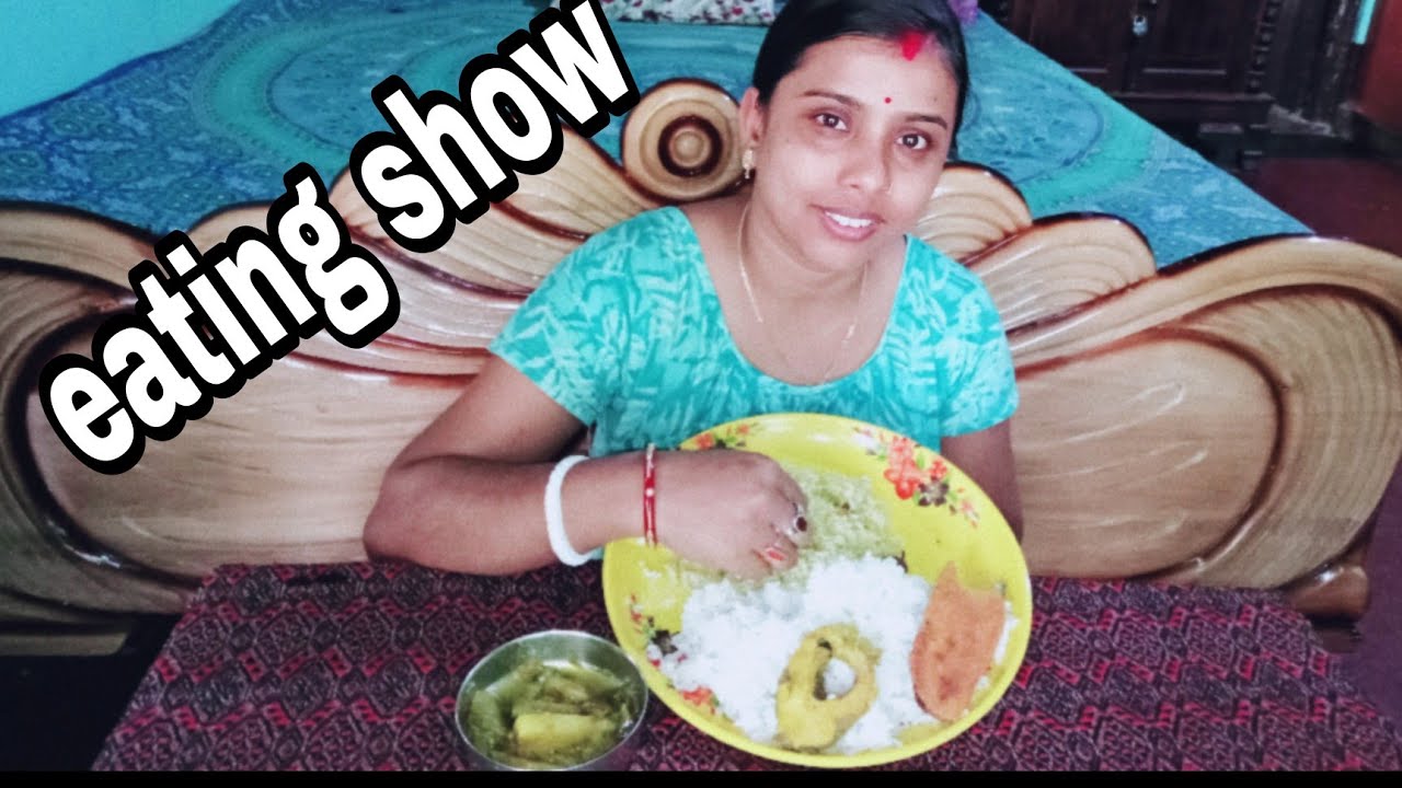 #juye vlog's#bengali #rice brinjal fry fish fry eating show - YouTube