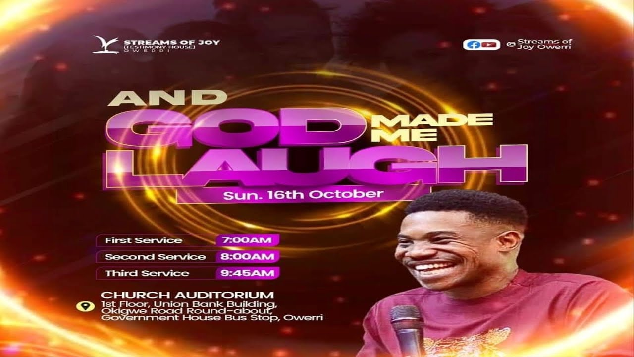 SUNDAY SERVICE 16TH OCTOBER, 2022 || AND GOD MADE ME LAUGH - YouTube