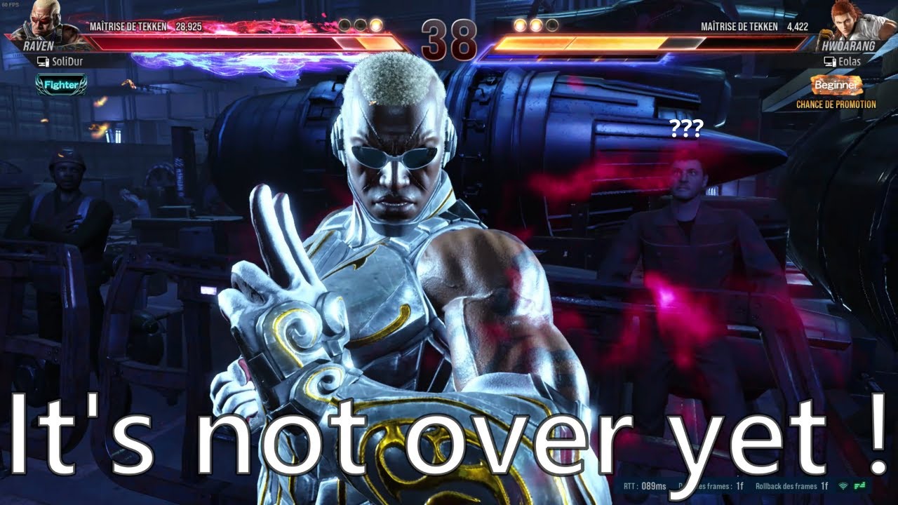 IT'S NOT OVER YET ! (Tekken 8 Raven meme) - YouTube