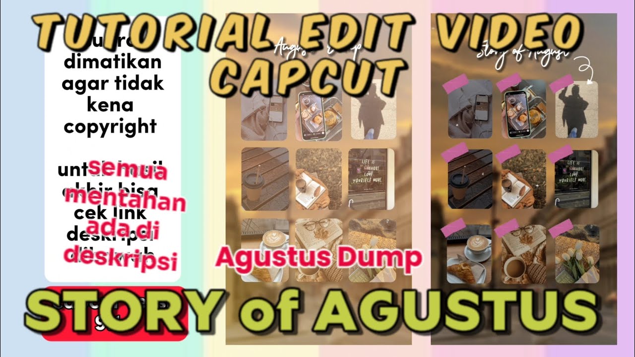 TUTORIAL EDIT VIDEO "STORY of AGUSTUS" AGUSTUS DUMP - YouTube