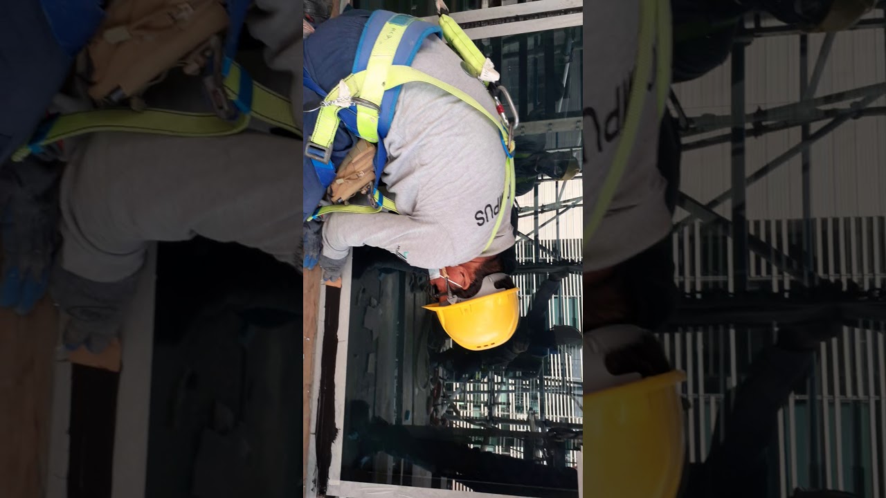 Glass panel Installation. - YouTube