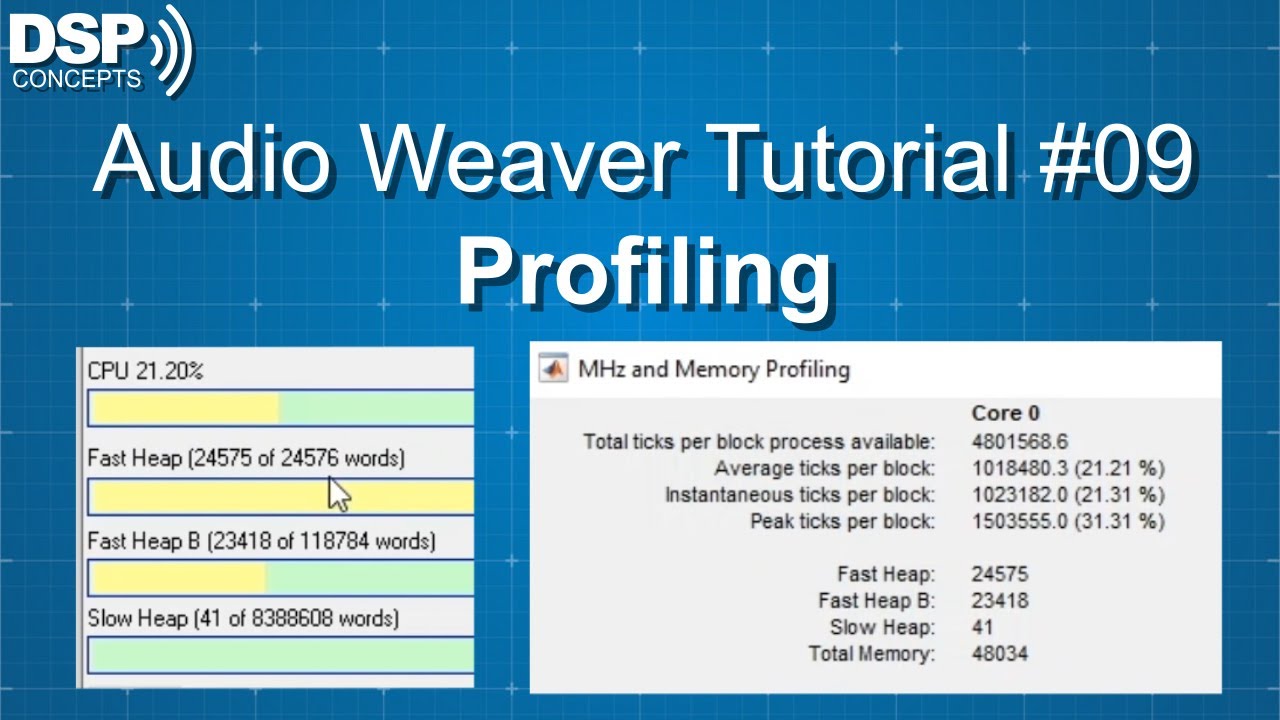 Audio Weaver Designer: Profiling - YouTube