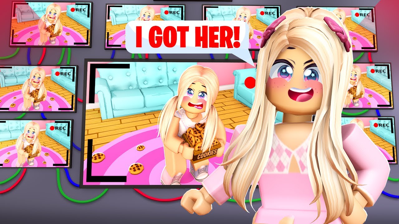 I CAUGHT MY DAUGHTER ON SECURITY CAMERA IN ROBLOX! - YouTube