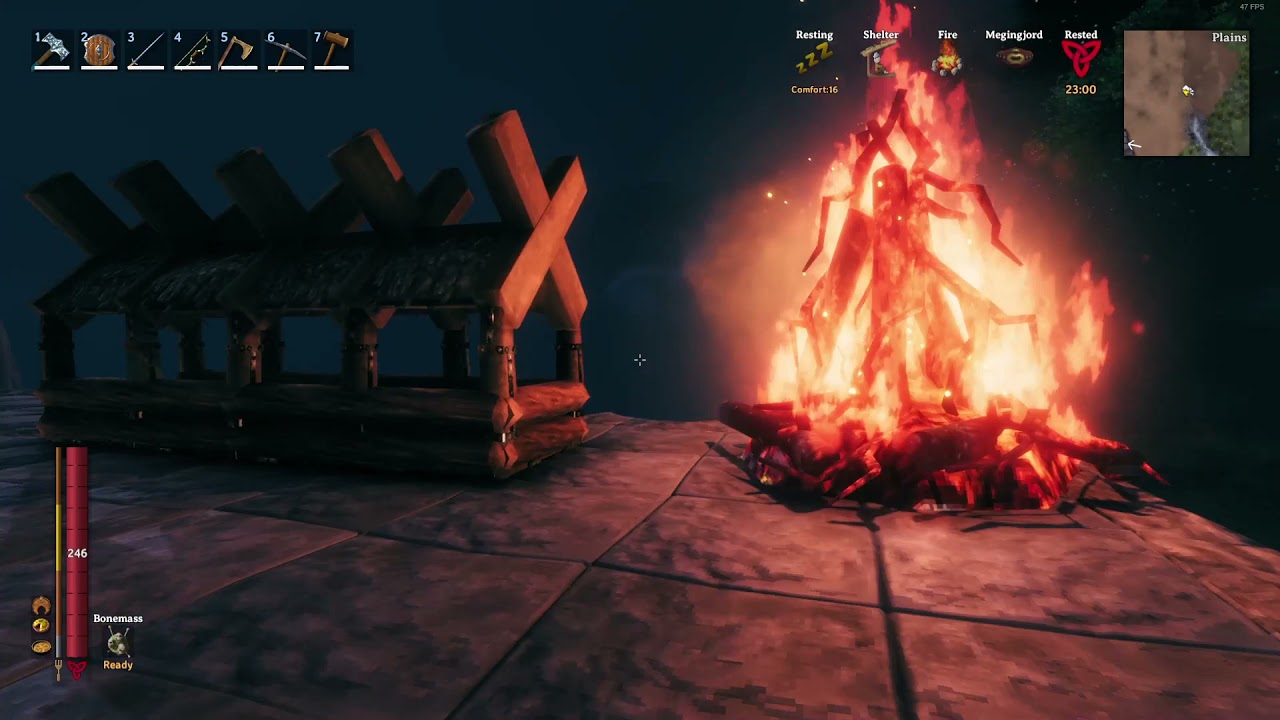 Valheim Stone Fort debuggerbuilt - YouTube