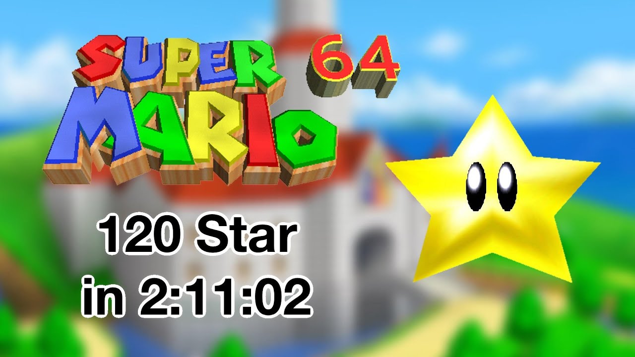 Super Mario 64 120 Star in 2:11:02 - YouTube