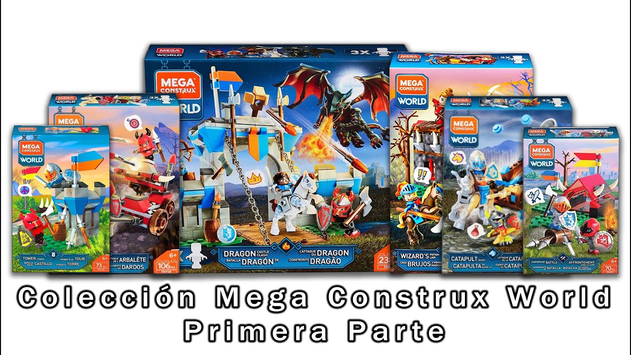 Colección Mega Construx World, primera parte - YouTube