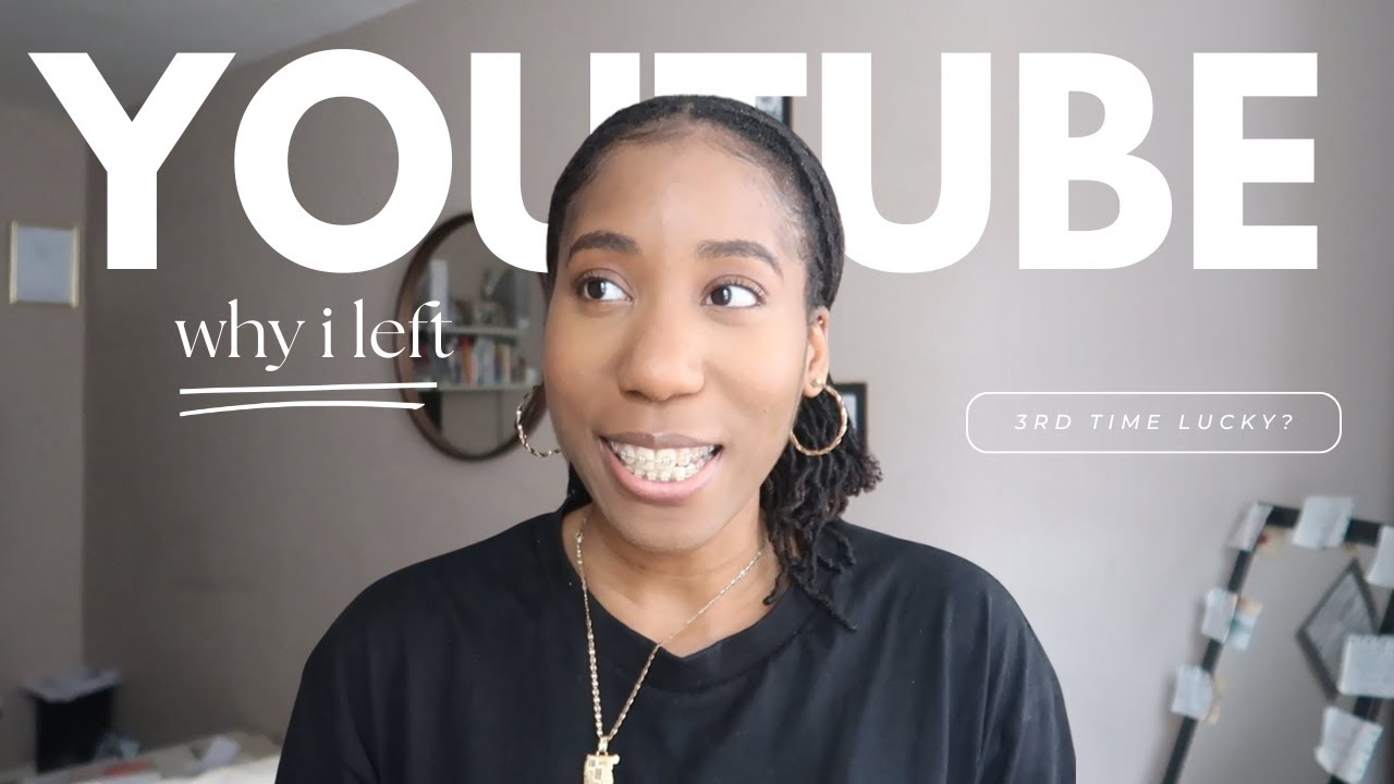 WHY I LEFT YOUTUBE | Facing my fears and re-introducing myself - YouTube
