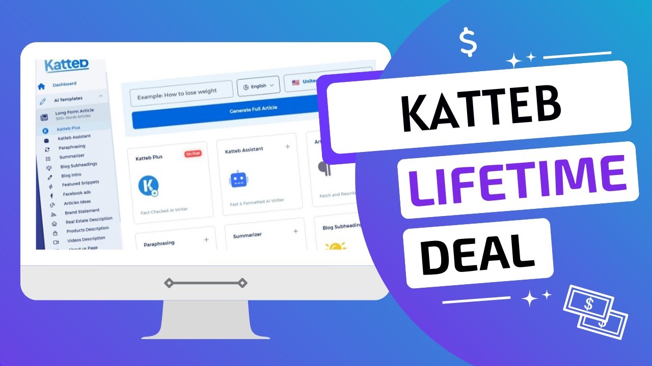 Katteb Lifetime Deal and Review | Best AI Writing Software 2023 - YouTube