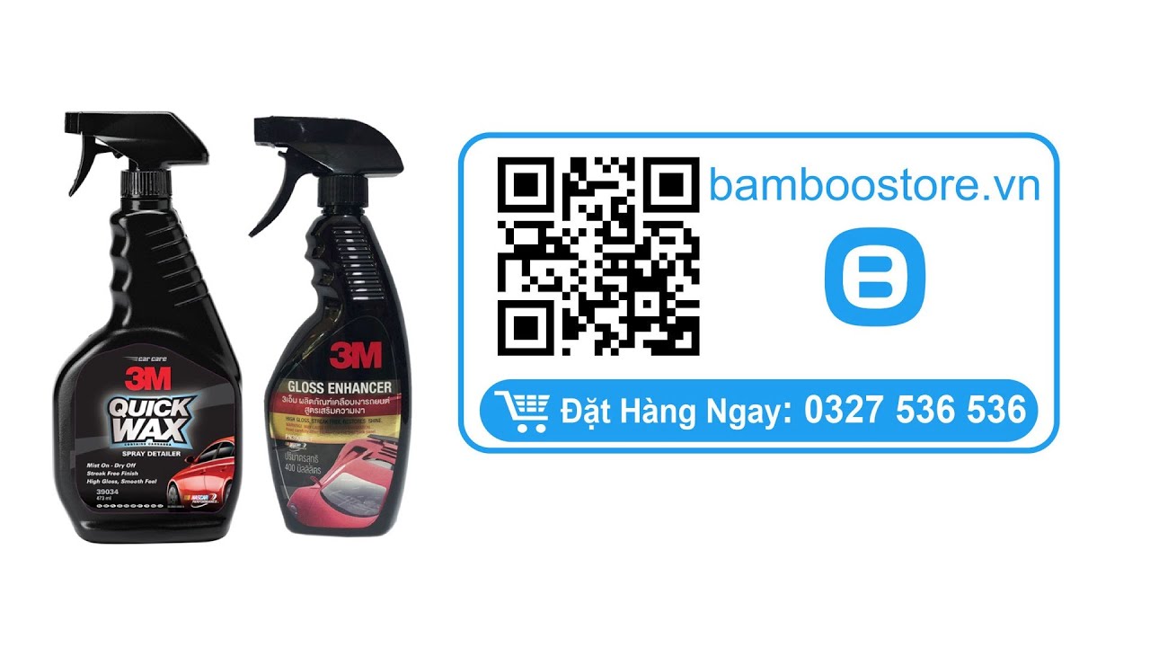 3M 39034 Quick Wax, Dung dịch tăng độ bóng sơn, 473ml - YouTube