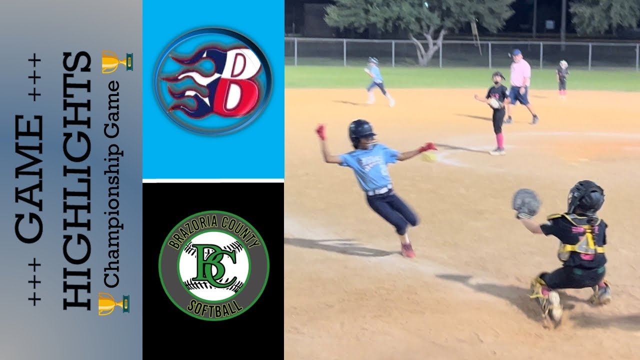 **🏆 Championship Game🏆** Tx Blaze KTX Lewis 10u Vs Brazoria County ...
