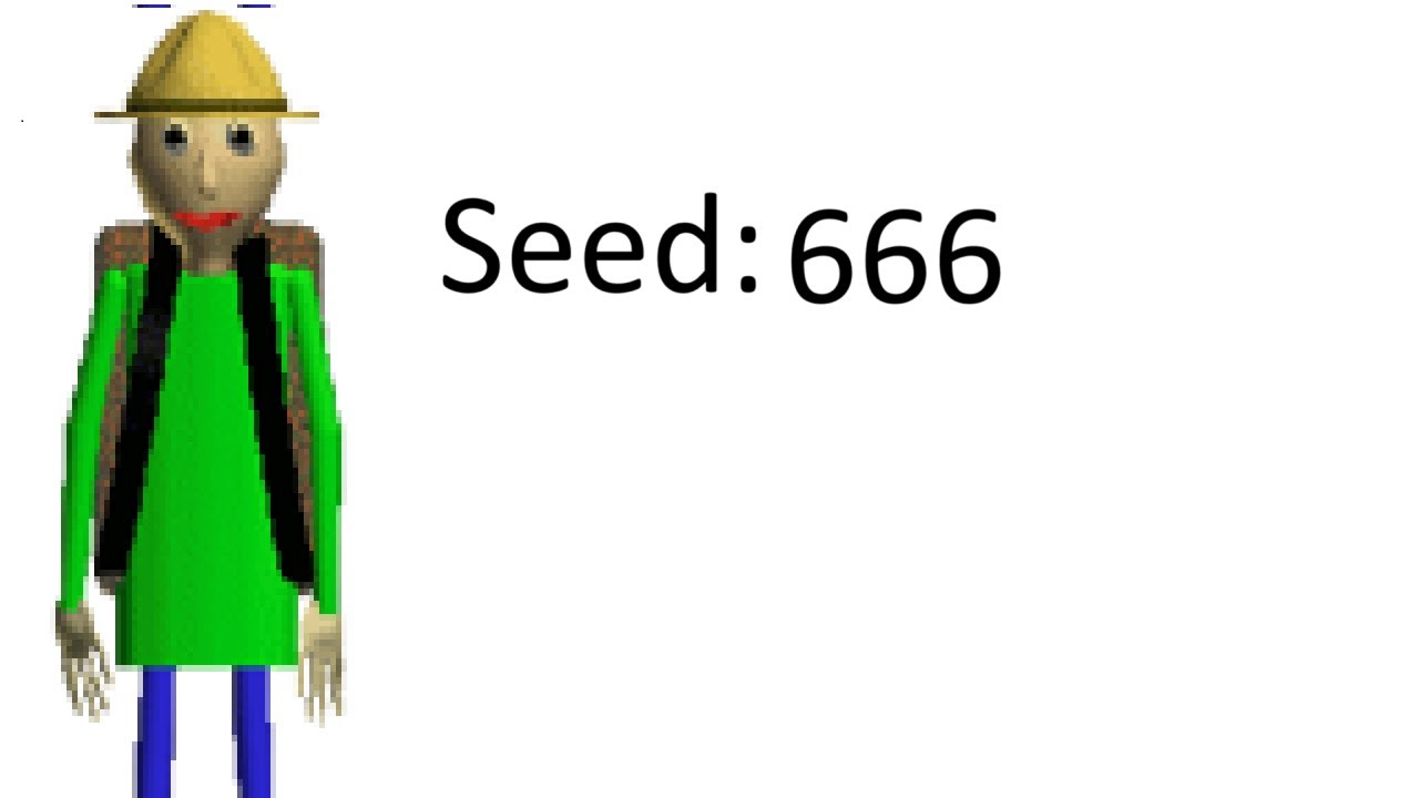 Baldi's Basics Plus - seed: 666 - YouTube