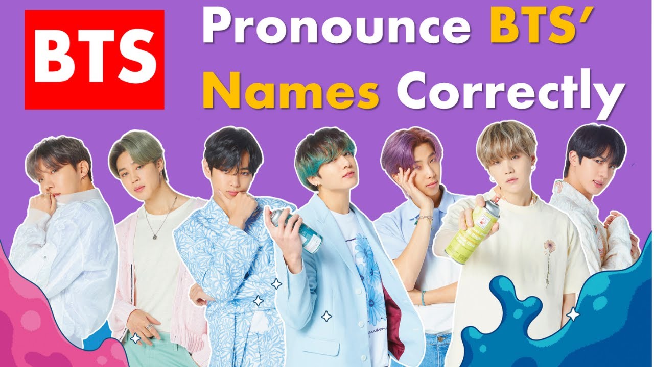 15) BTS - 방탄소년단 이름, 생일 / BTS Name & Birthday - YouTube