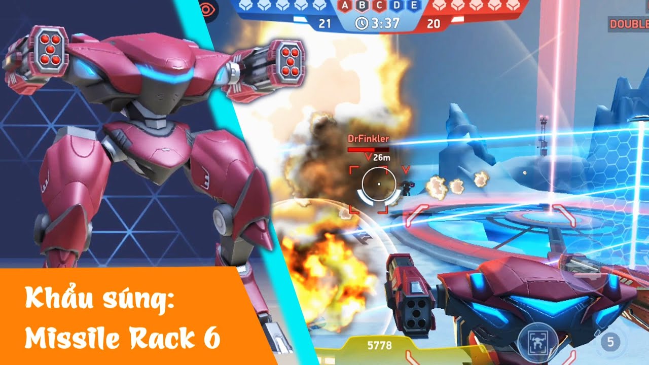 [ Mech Arena VN# 47 ] Missile Rack 6 mech arena - Khẩu này liệu có đáng ...