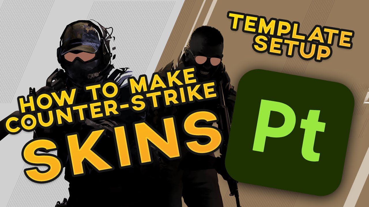 Substance Painter 2023 - Template for Counter-Strike skins. - YouTube