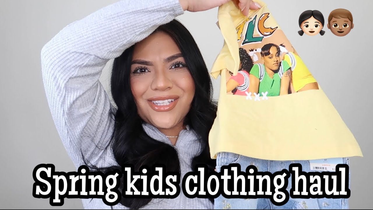 Spring kids clothing haul | Target & Tjmaxx (5yr old boy & 2yr old girl ...