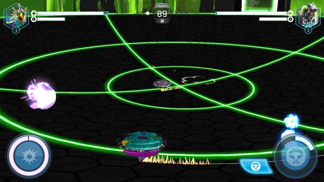 Beyblade Burst App Battle - Boom Khalzar K3 vs Twin Noctemis N3 - YouTube