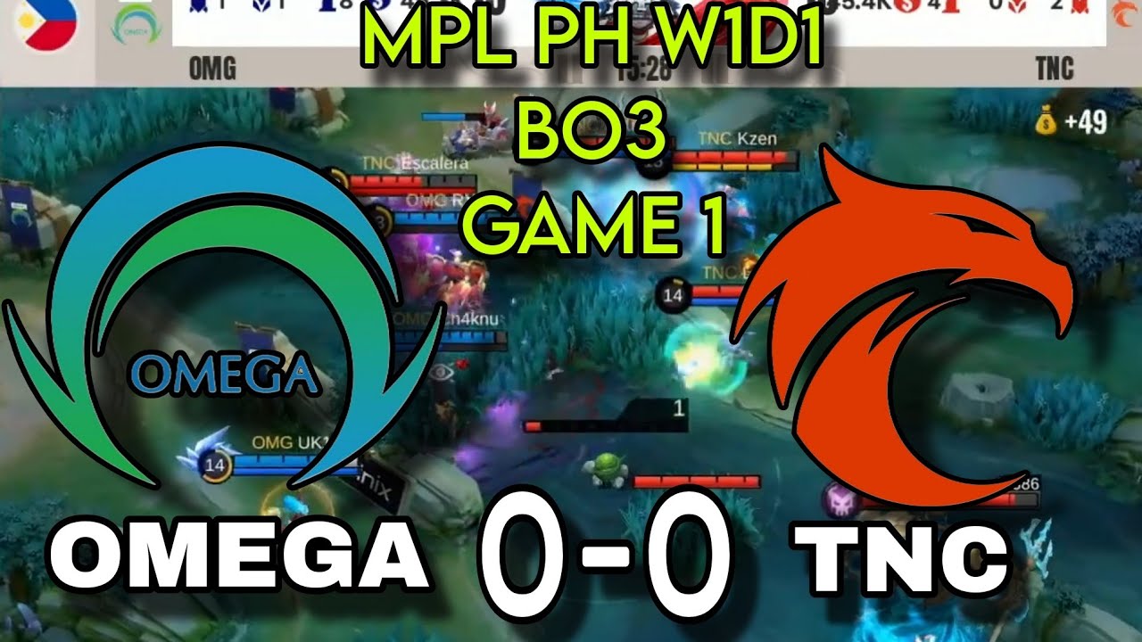 OMG VS TNC - MPL PH S14 BO3 GAME 1 BAKBAKAN - YouTube