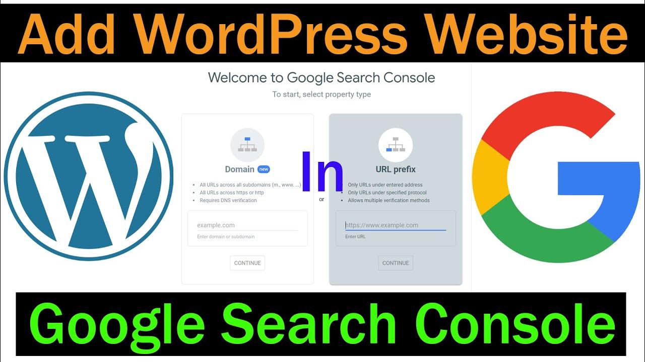 How to Add WordPress Website in Google Search Console | Submit Your WebSite In Google Search ...