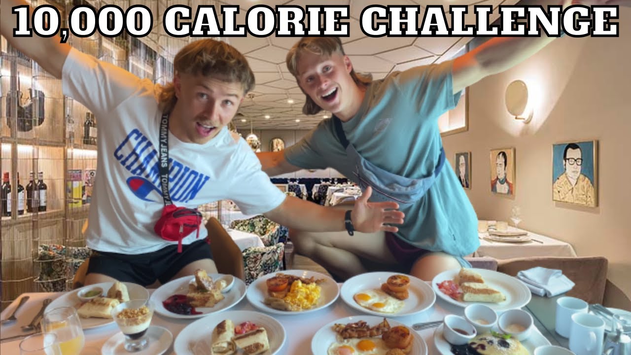 10,000 CALORIE CHALLENGE | EPIC Cheat Day | Man Vs Food - YouTube