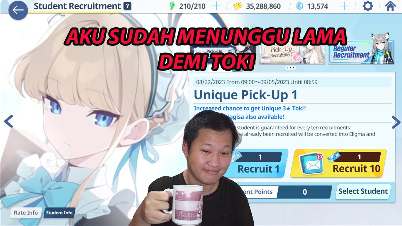 [BLUE ARCHIVE] | TOKI BANNER, AYO KITA PULL TOKI - YouTube