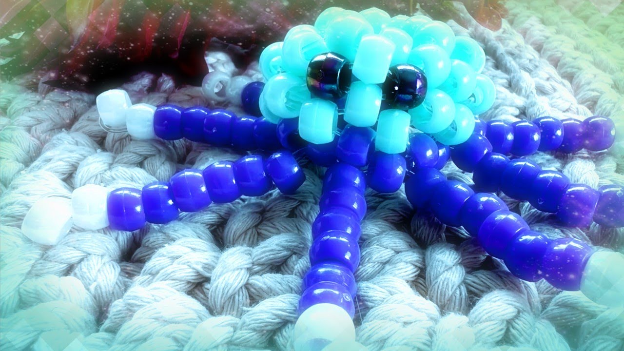 Beaded Crystal Octopus - YouTube
