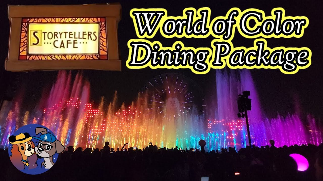 Storytellers World of Color Viewing Area | Disney California Adventure ...