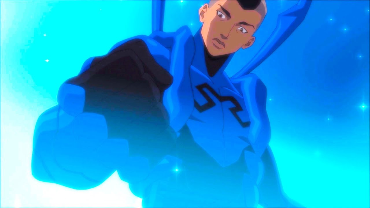 Teen Titans Blue Beetle Transformation Scene | Justice League vs. Teen ...