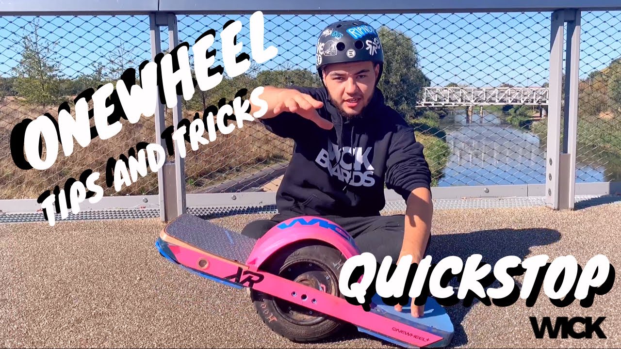 OneWheel Tips n Tricks: Quick Stop 💨💨💨 - YouTube
