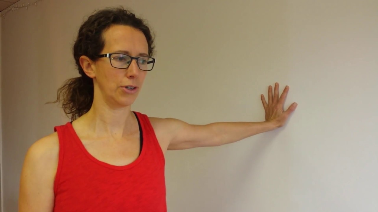 Shoulder external rotation and scapular protraction - YouTube