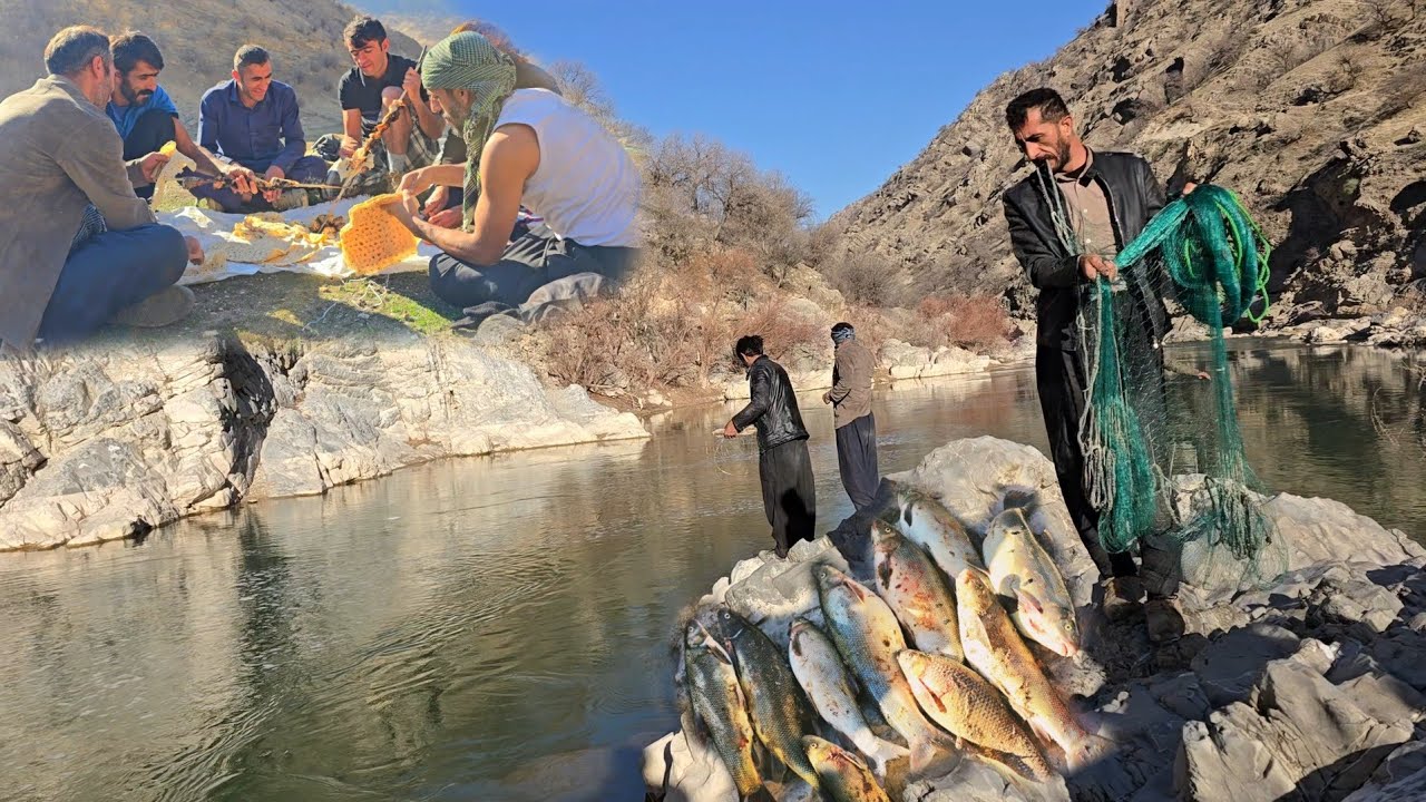 Nomadic Life: Nomadic Adventure: Nomadic Men's Exciting River Fishing🎣🌊 ...