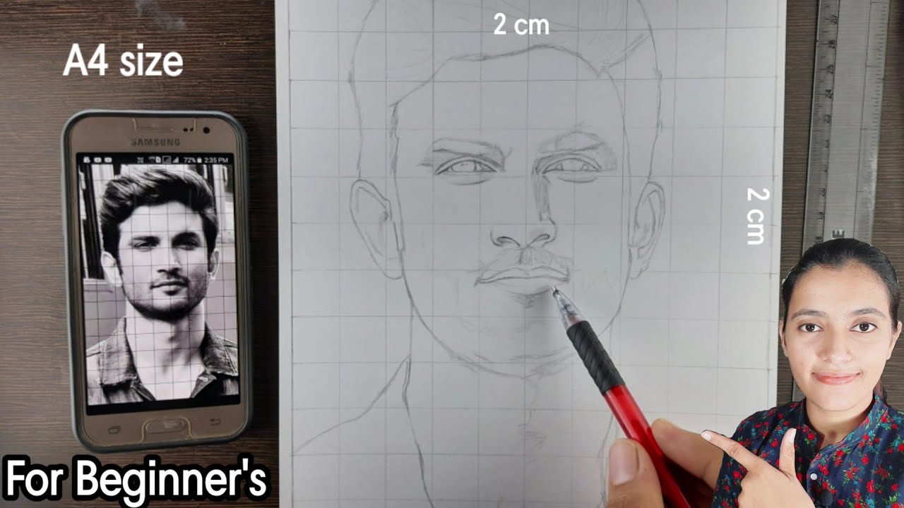 How to Make perfect Grid for perfect outline in A4 size paper For ...